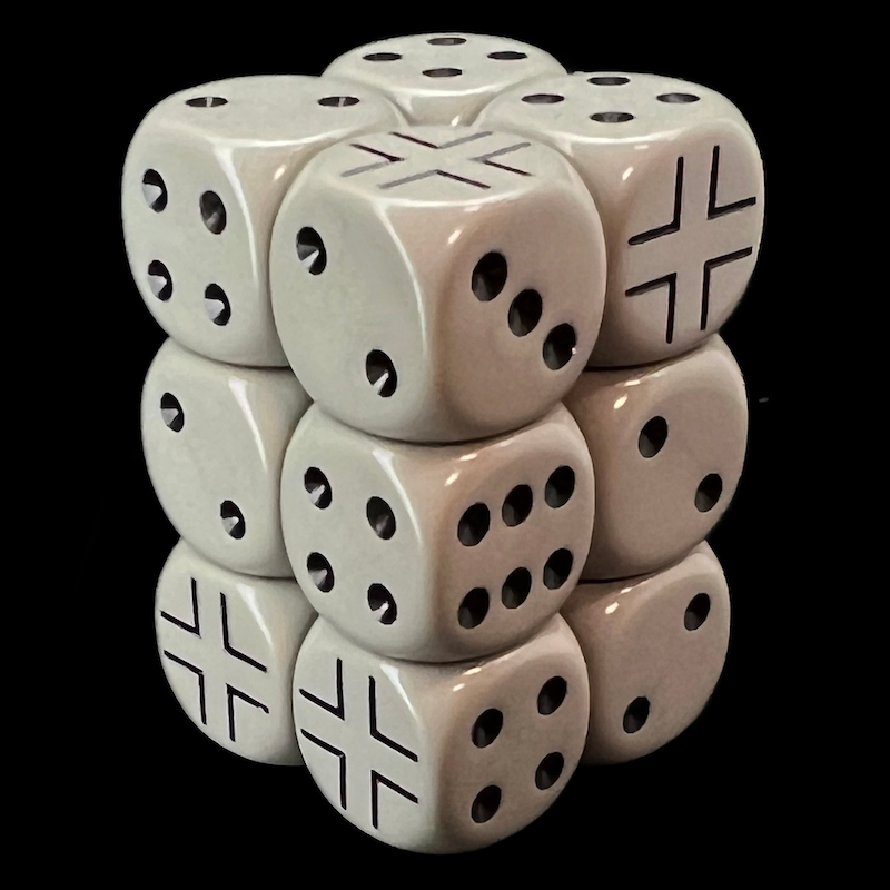 Military & the World War Logo Dice - The Dice Shop Online